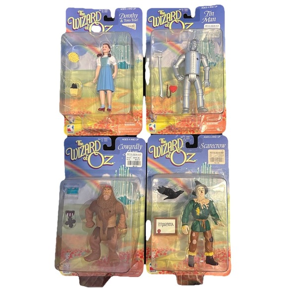 Toys | Vintage 1998 Wizard Of Oz Trevco Set Of 4 5in Figures Moc Sealed ...